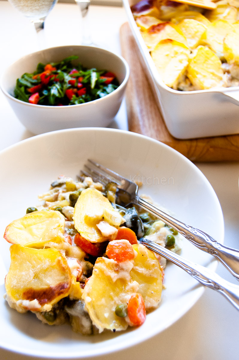 Fish and vegetable pie - Light and delicious dinner - Markie's Kitchen