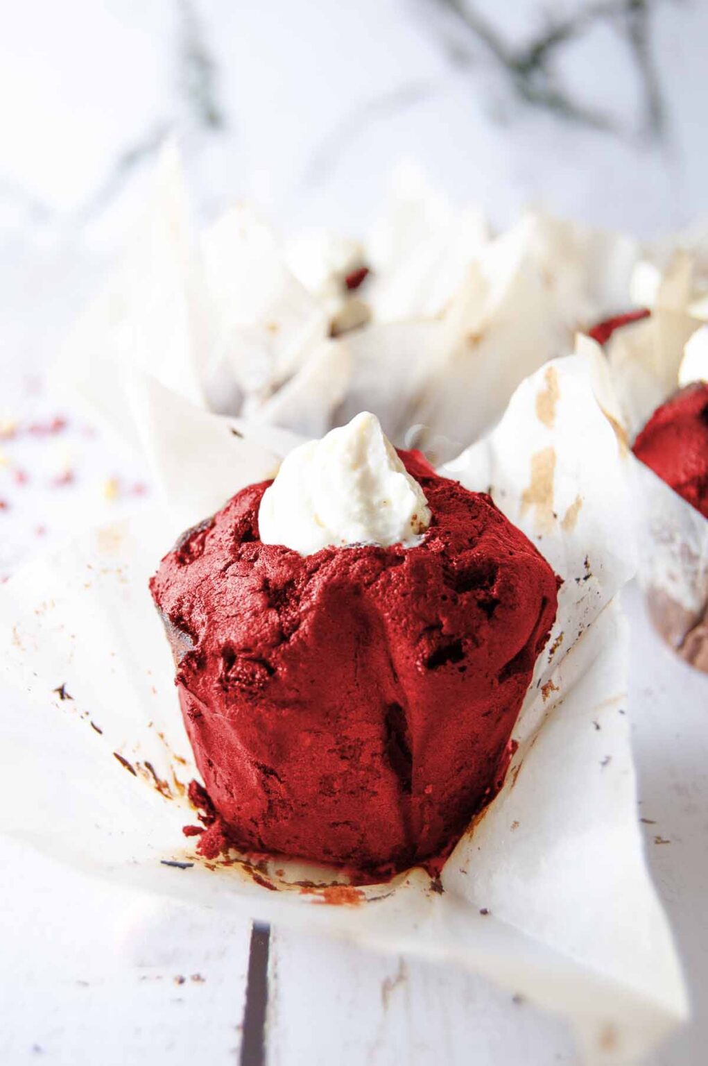 Red Velvet Muffins - Markie's Kitchen