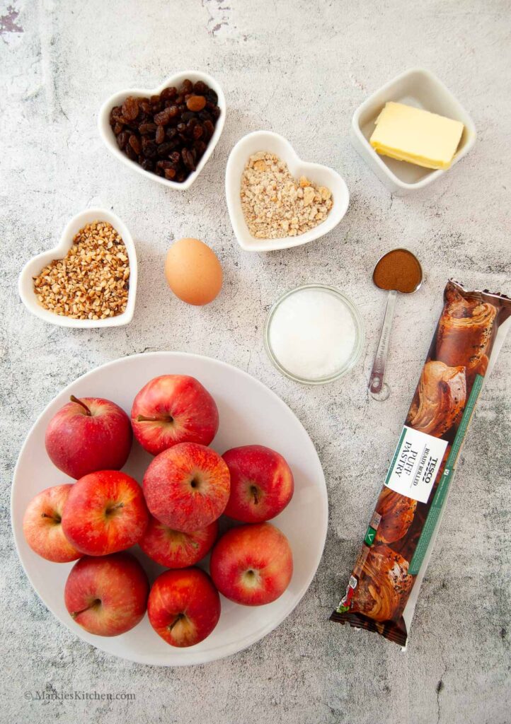 Easy Apple Strudel With Puff Pastry - Markie's Kitchen