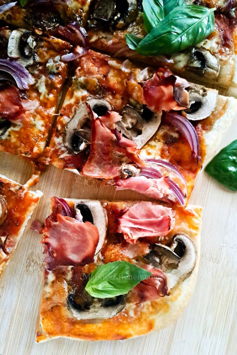 Parma Ham Pizza (Easy 30-minute Recipe) - Markie's Kitchen
